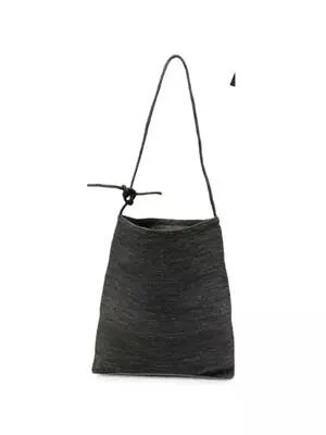 SOPHIE DIGARD Woven-effect Shoulder Bag - Grey