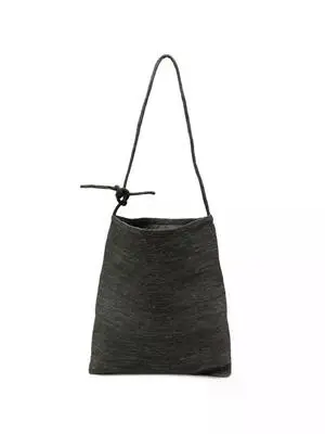 SOPHIE DIGARD Woven-effect Shoulder Bag - Grey