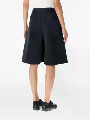 Nike Pleated Wide-leg Shorts - Black