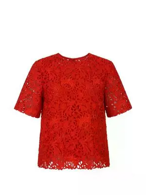 Valentino Garavani Crew-neck Top - Red