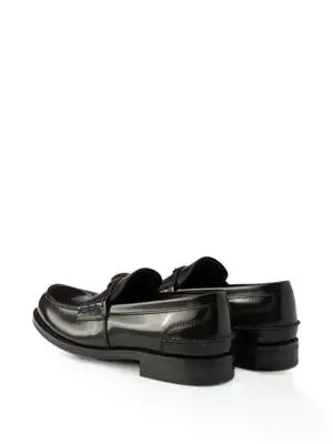 Prada Brushed Leather Loafers