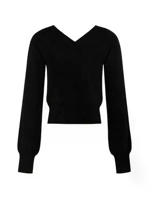 VIVIENNE WESTWOOD Beatrice V-neck Sweater - Black