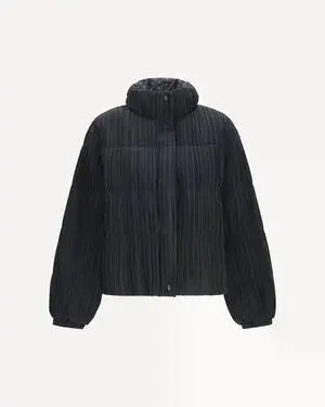 GONGDID DESIGN Pleated Reversible Jacket - Black
