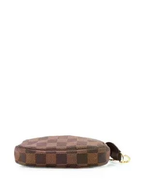 LOUIS VUITTON Pochette Accessoires Damier Mini Clutch Bag