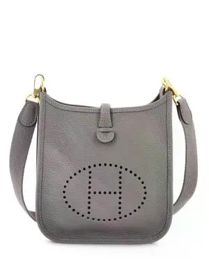 Hermès Evelyne Bag Gen Iii Clemence Tpm Crossbody Bag - Grey