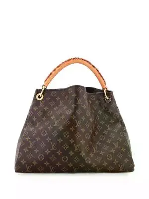 LOUIS VUITTON Artsy Handbag Monogram Canvas Mm Hobo Bag - Brown
