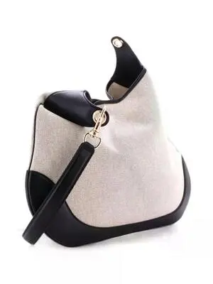 Gucci B Shoulder Bag Canvas Large Hobo Bag - Neutrals