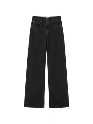 TWINSET Wide-leg Jeans With Five Pockets - Black