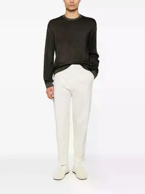 Emporio Armani Ribbed-trim Wool Sweater