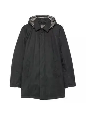 Herno Hooded Padded Coat - Grey