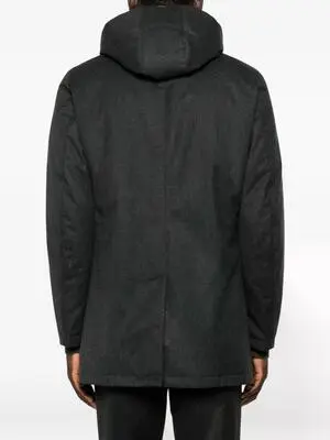 Herno Hooded Padded Coat - Grey