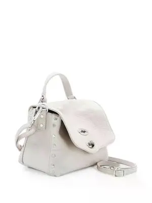 ZANELLATO Stud-embellished Leather Tote Bag