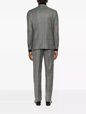 Tagliatore Check-pattern Double-breasted Suit