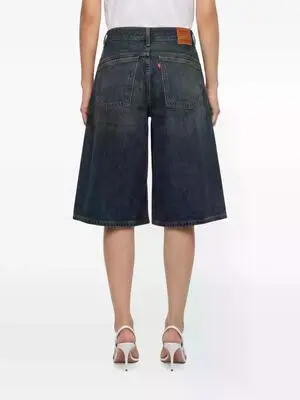 LEVI'S Super Baggy Wide Leg Denim Shorts - Blue