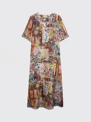 Momoni Printed Midi Dress