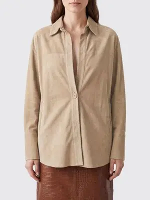 SALVATORE SANTORO Suede Shirt - Earth