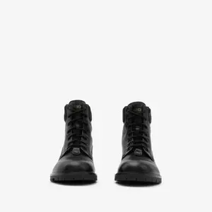 Burberry Leather Durham Boots