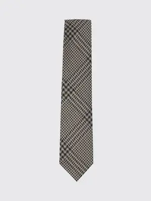 TOM FORD Polka Dot Silk Neck Tie Brown