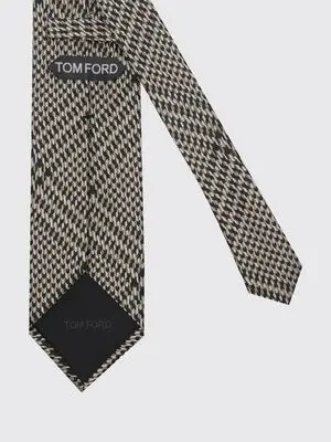 TOM FORD Polka Dot Silk Neck Tie - Brown