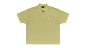 StÜssy Classic Pique Polo Shirt - Leaf