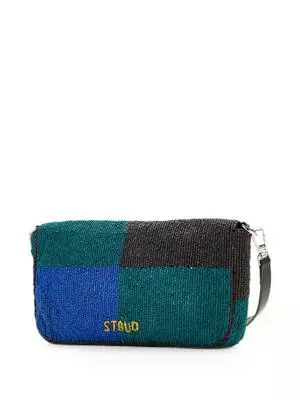 Staud Bead-embellished Shell-motif Shoulder Bag