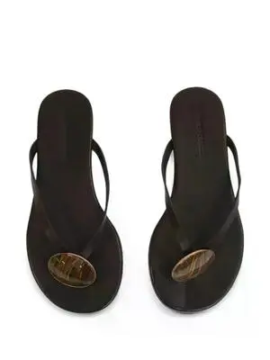 Christopher Esber Aura Quartz Flat Sandals