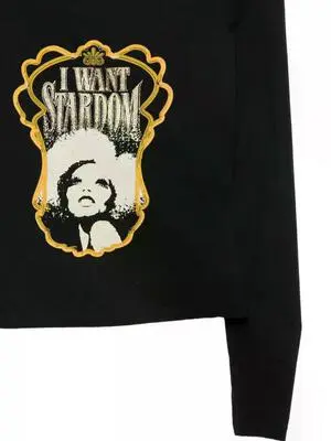 Dolce & Gabbana 2000s Off-shoulder Graphic-print Top