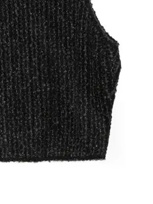 John Galliano 2000s Ribbed Sleeveless Top