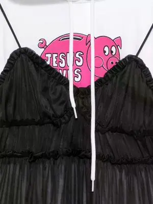 Jeremy Scott Ruffled Layered Mini Dress