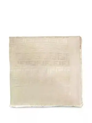 Fendi Ff Logo Jacquard Scarf