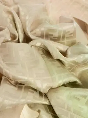 Fendi Ff Logo Jacquard Scarf