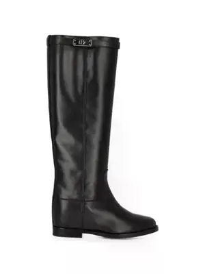 VIA ROMA 15 Leather Knee-high Boots