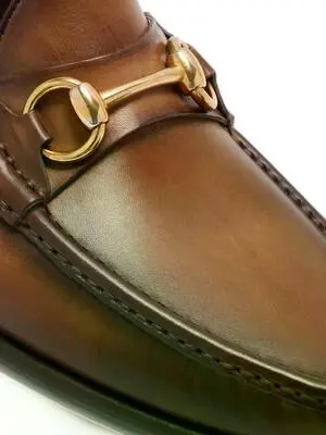 Magnanni Horsebit Leather Loafers