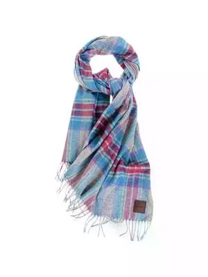 Dsquared2 Tartan Fringed Scarf