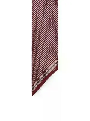 Saint Laurent Lavallière Scarf In Silk Twill