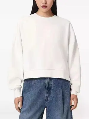 ALLSAINTS Esme Lila Oversized Long Sleeve Sweatshirt - White