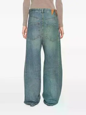 DARKPARK Asymmetric Waist Jeans