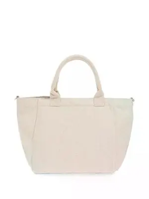 GANNI Strawberry Print Logo Embroidered Tote Bag