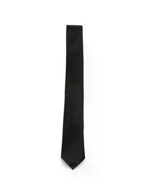 Saint Laurent Satin-finish Tie - Black