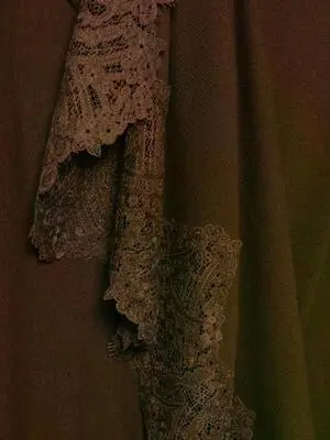 Ermanno Scervino Lace-trim Scarf