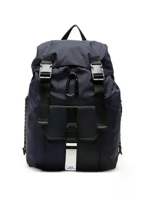 A.p.c. Buckle-fastening Backpack - Blue