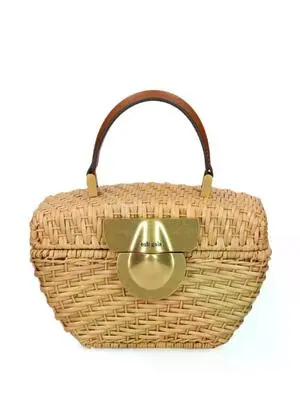 Cult Gaia Woven Tote Bag - Neutrals