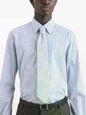 Dolce & Gabbana Striped Poplin Tie