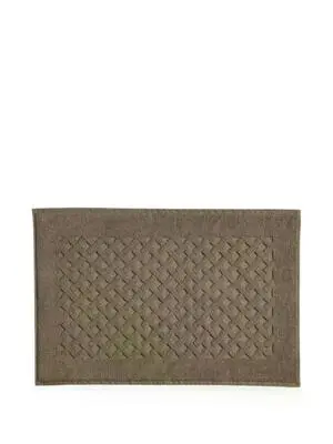 CU I SEEYOU Basket-weave Bath Mat - Brown