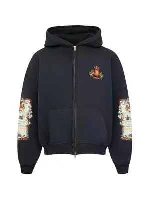 Rhude Reserve Logo-print Zip-up Hoodie
