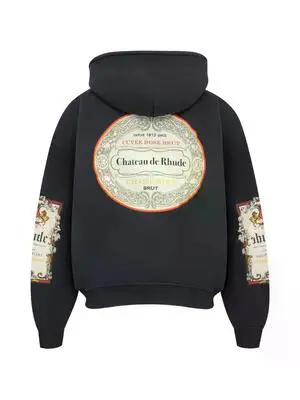 Rhude Reserve Logo-print Zip-up Hoodie