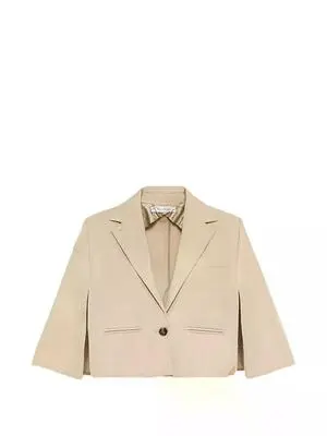 Max Mara Water-repellent Gabardine Cape - Neutrals