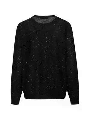 Fabiana Filippi Sequin-embellished Wool Sweater - Black