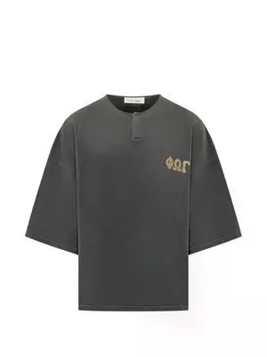 Fear Of God 3/4 Henley Sweatshirt - Grey