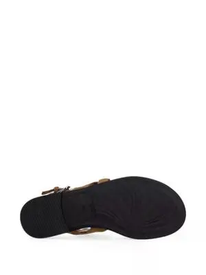 VAGABOND SHOEMAKERS Zaida Crossover Strap Buckle Fastening Sandals - Neutrals